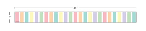 Teacher Created Resources Pastel Pop Stripes Straight Border Trim