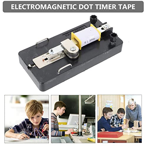 POPETPOP Physics Ticker- Tape Timer- Electromagnetic Dotting Timer, Teaching Laboratory Equipment, Laboratory Acceleration Apparatus for School Lab