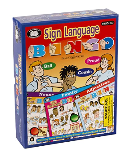 Super Duper Publications | American Sign Language Bingo Game | Educational Learning Resource for Children