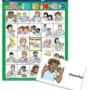 Super Duper Publications | American Sign Language Bingo Game | Educational Learning Resource for Children