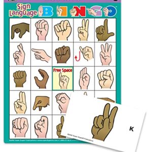 Super Duper Publications | American Sign Language Bingo Game | Educational Learning Resource for Children