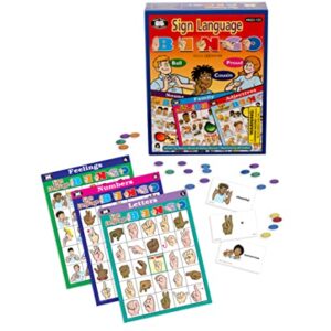 Super Duper Publications | American Sign Language Bingo Game | Educational Learning Resource for Children