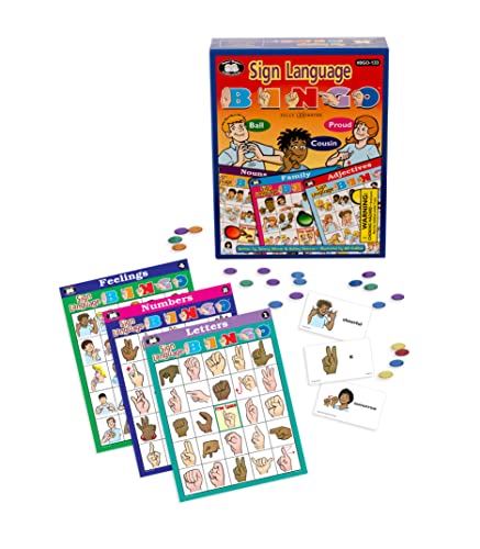 Super Duper Publications | American Sign Language Bingo Game | Educational Learning Resource for Children