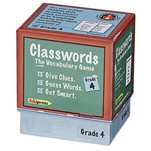 edupress ep-3752 grade 4 classwords vocabulary game grade 3″ height, 3.75″ wide, 4.25″ length(pack of 201)