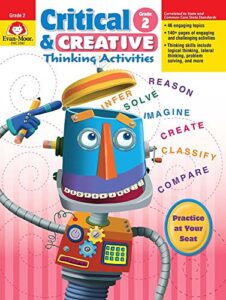 evan-moor critical and creative thinking activities teacher’s resource book, grade 2