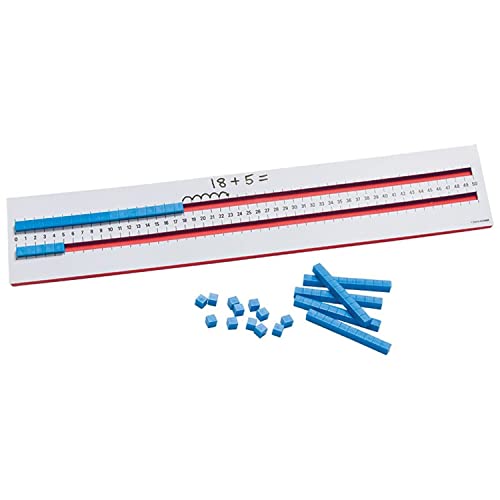 Didax Educational Resources Base Ten Dual# Line Track, Multi, 0.5 H x 20.5 L x 4.75 W