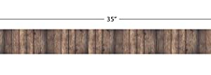 Teacher Created Resources Dark Wood Straight Border Trim (TCR3459)