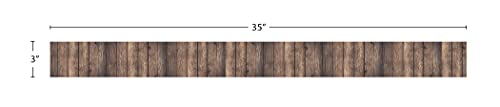 Teacher Created Resources Dark Wood Straight Border Trim (TCR3459)