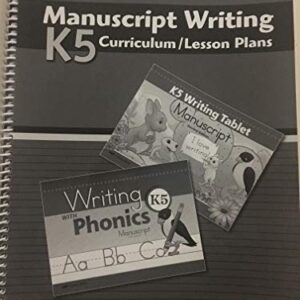 Manuscript Writing K5 Curriculum/Lesson Plan