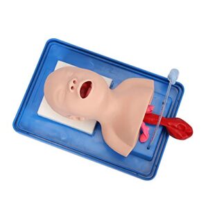 Intubation Manikin, Study Teaching Baby Model Lab Airway Management Training Infant Tracheal Manikin with Tube (US Shipping)