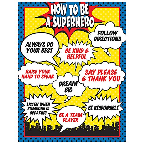 Teacher Created Resources How to Be a Superhero Chart (7550)