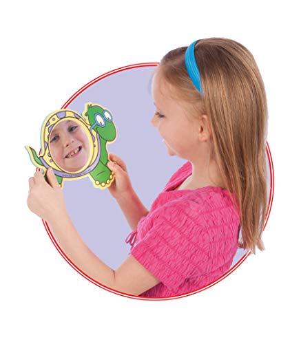 Super Duper Publications | Animal Foam Mirrors Therapy Tool (4 Pack) | Educational Learning Resource for Children