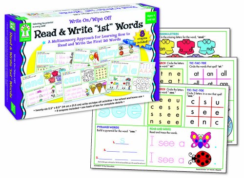 Carson Dellosa Key Education Read and Write First Words Manipulative (846037),One Color