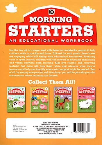 Kindergarten - Morning Starters Educational Workbooks - v2