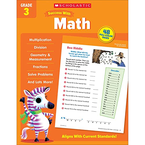 Scholastic Teacher Resources Scholastic Third Grade Success Workbooks, 4 Book Set