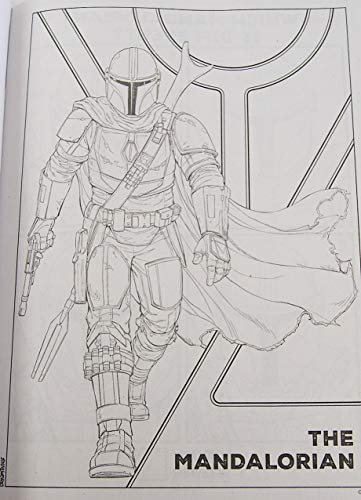 The Mandalorian ''Little Bounty'' Baby Yoda Colortivity Coloring and Activity Book - 64 Pages