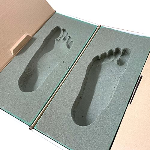 【The biggest size】 Foot Foam Impression Foam Box, Case of 1 pair per box / 2 slabs