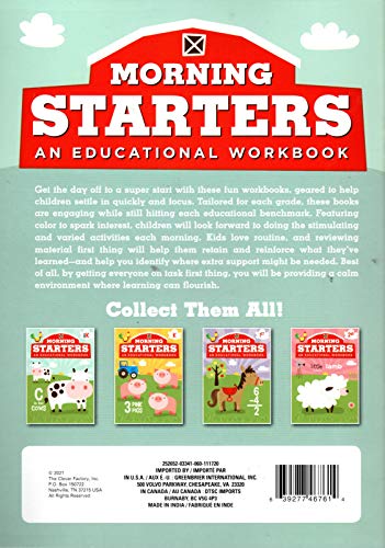 PRE-K - Morning Starters Educational Workbooks - v8