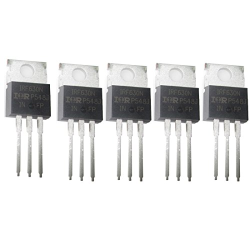 Mosfet IRF630 TO-220 200V 9.3A N Channel Power Mosfet Pack of 5