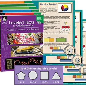 Leveled Texts for Mathematics: 6-Book Set