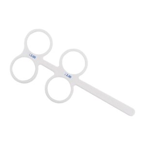 top brand 4 lens plastic optical flipper ophthalmic holder eye trainer occluder optometry equipment (color : 2.00)