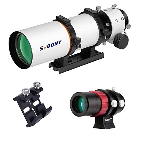 SVBONY SV503 Telescope, 70ED Refractor OTA, Finderscope Mount Bracket, SV165 Mini Guide Scope, for Astrophotography