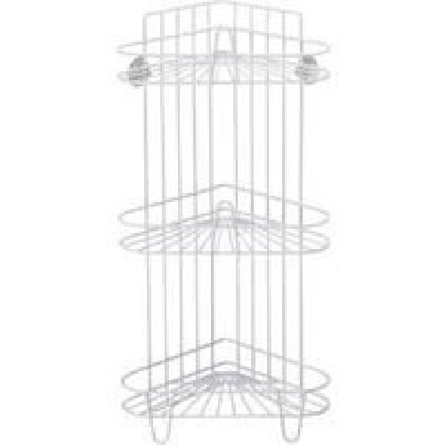 Homebasix SS-SC3-29-PE-3L 3 -Tier Shower Caddy, White