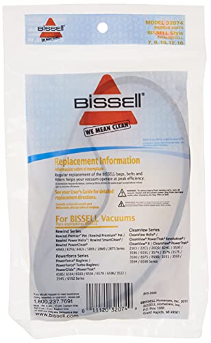 Bissell Replacement Belts, 2 Count (Pack of 1)