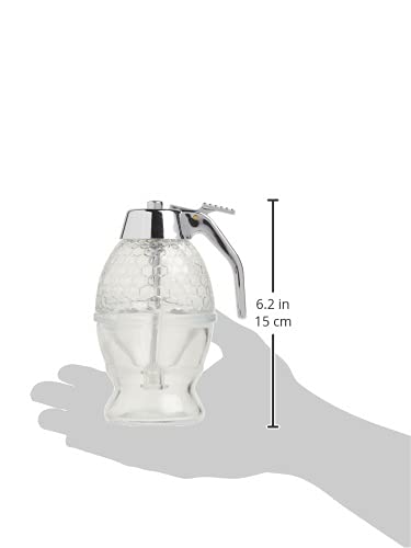 Mrs. Anderson’s Baking Syrup Honey Dispenser, Glass with Storage Stand, 8-Ounce Capacity