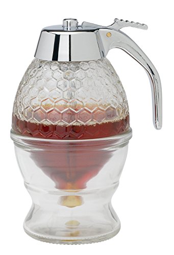 Mrs. Anderson’s Baking Syrup Honey Dispenser, Glass with Storage Stand, 8-Ounce Capacity