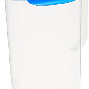 LOCK&LOCK Lock & Lock Aqua Fridge Door Flip Top Lid, 2 litres, Semitransparent Water Jug, 8.5-cup, Transparent