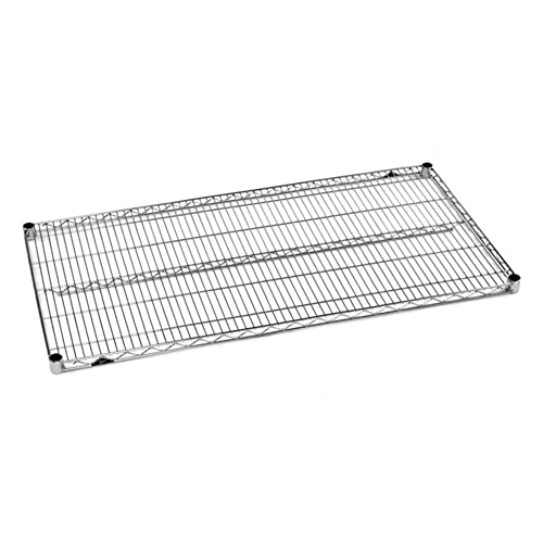 Wire Shelf, 24X48 in., Chrome Plated