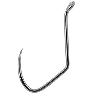 Matzuo Sickle Octopus Hook (Pack of 25), Black Chrome, 3/0