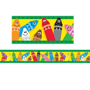 trend enterprises, inc. colorful crayons bolder borders, 35.75′