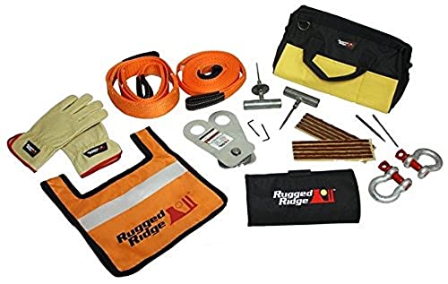 Rugged Ridge 15104.26 Deluxe Recovery Gear Kit; ATV/UTV