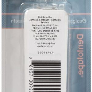 Reach Dentotape Waxed Dental Floss with Extra Wide Cleaning Surface for Large Spaces between Teeth, Unflavored, 100 Yards (Pack of 3)