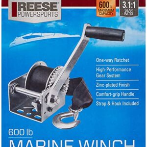 Reese Powersports 7019400 Marine Winch (600 Lb.)