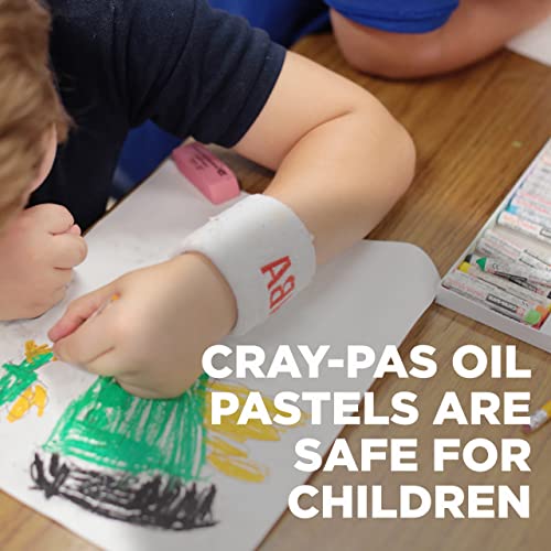 SAKURA Cray-Pas Junior Artist Oil Pastel Set - Soft Oil Pastels for Kids & Artists - 25 Colors