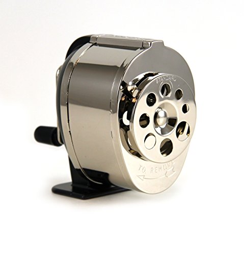 X-ACTO Ranger 1031 Wall Mount Manual Pencil Sharpener,Silver/Black, 1 Count (Pack of 1)