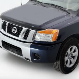 Auto Ventshade [AVS] Hoodflector | Low Profile, Smoke Color | 21904 | Fits 2004 - 2015 Nissan Titan/Armada