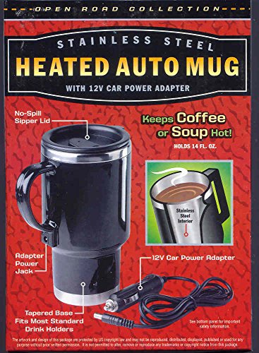 Open Road Stainless Steel Heated Auto Mug by Innovate Motorsports