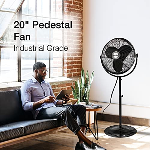 Air King 9420 20-Inch Industrial Grade Pedestal Fan