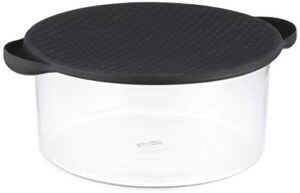 bodum hot pot bowl with lid, 85 oz, black