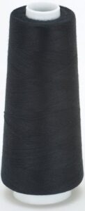 coats surelock overlock thread 3,000yd, black