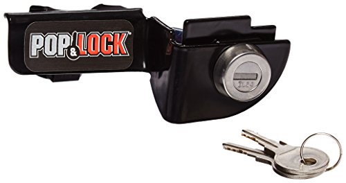 POP & LOCK – Manual Tailgate Lock for Dodge Ram 1500, 2500, and 3500, Fits 1994 to 2001 (Black, PL3300, Works with No Factory Lock)