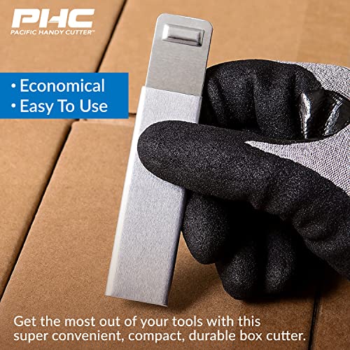 Pacific Handy Cutter Inc. HC100 Handy Box Cutter, Tap Open/Tap Close, 12 per Box, Assorted(Packaging may vary)