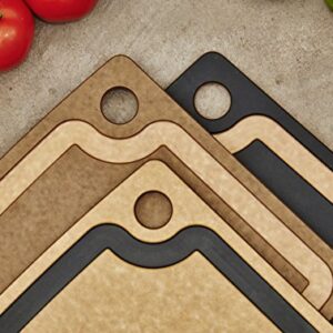 Epicurean Gourmet Series Cutting Board with Juice Groove 14.5-Inch by 11.25-Inch, Slate/Natural