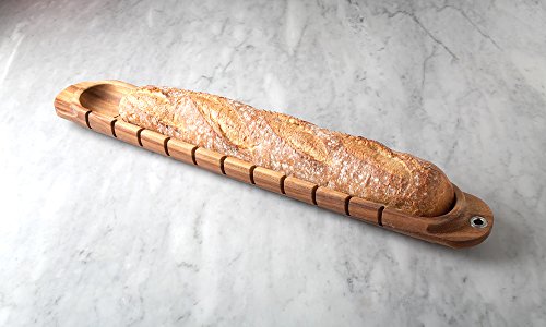 Ironwood Gourmet Avignon Baguette Miter, Acacia Wood 1.75 x 3.5 x 26.25 inches