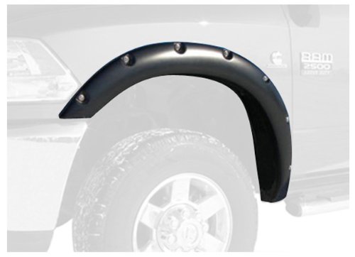 Stampede 8401-2 Ruff Riderz Fender Flare, Smoke/Black