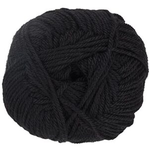 Red Heart Soft Yarn, Black (E728.4614)